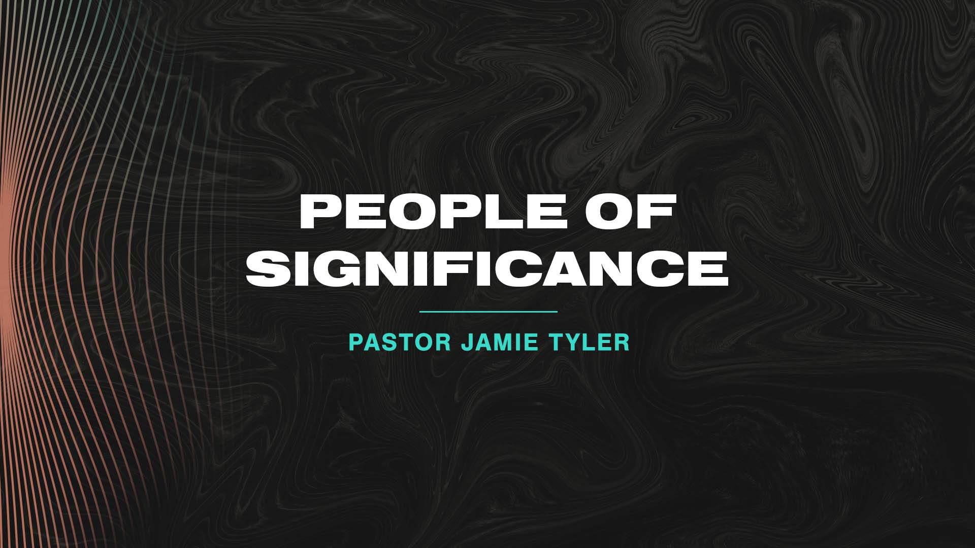 People Of Significance - Our Savior's Church